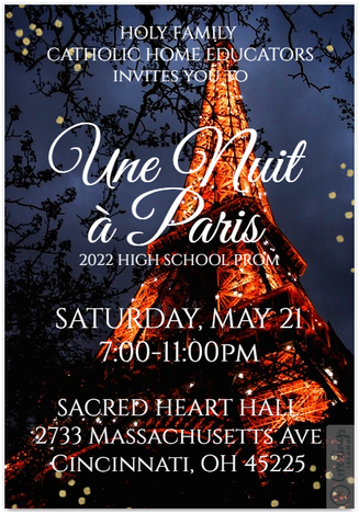 Holy Family Catholic Home Educators Prom - Holy Family Catholic Home ...